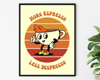 Espresso Depresso Poster - Etsy