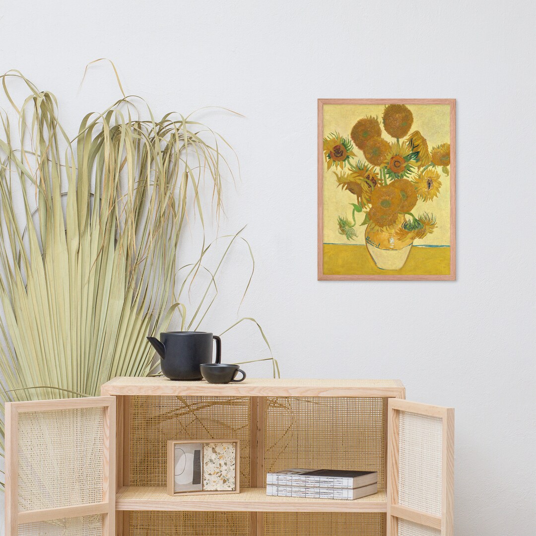 Vincent Van Goghs Sunflowers ca. 1888 Framed Print - Etsy