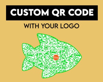 Qr Code Fish Art - Etsy