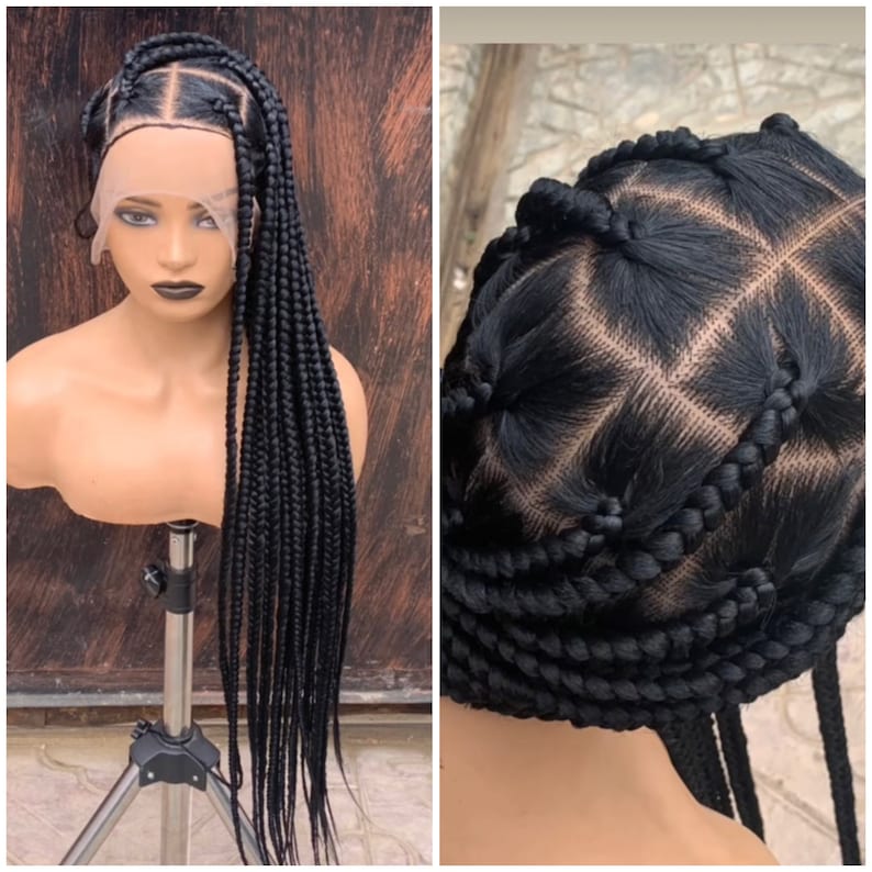 Knotless Braid Wig - Etsy