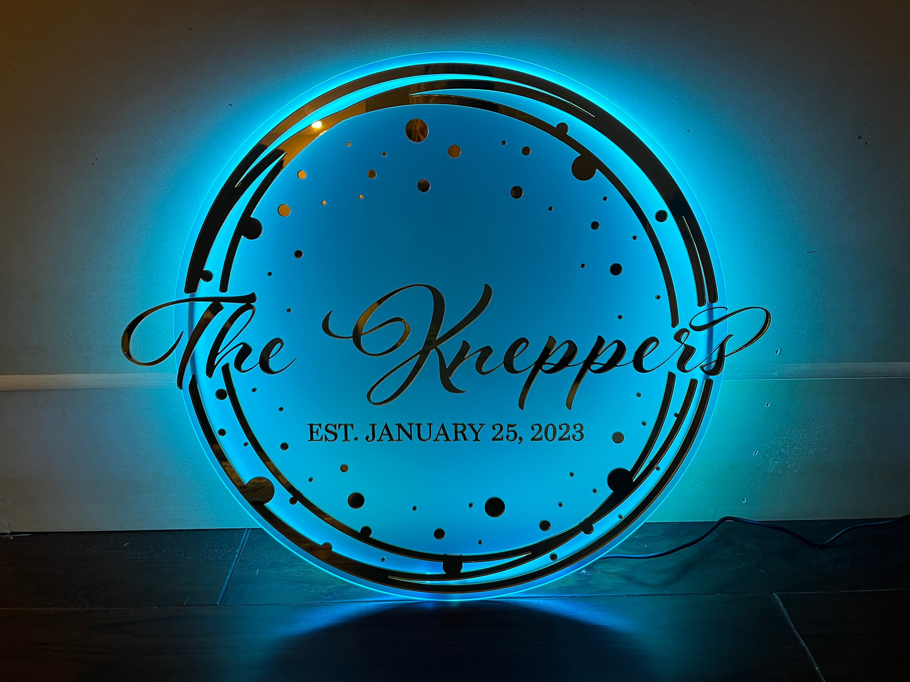 Neon Wedding Sign, Neon Bar Sign, Personalized Wedding Decor, Acrylic ...