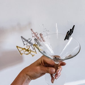 Drink Tag, Drink Charm, Wedding, Custom, Acrylic Drink Tag, Cocktail ...