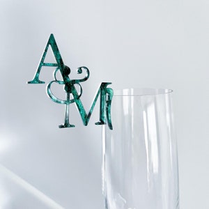 Drink Tag, Drink Charm, Wedding, Custom, Acrylic Drink Tag, Cocktail ...