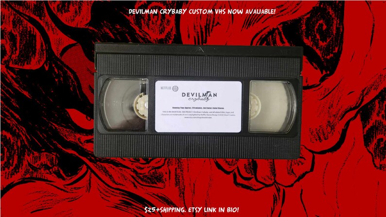 Devilman Crybaby Fully Playable VHS - Etsy