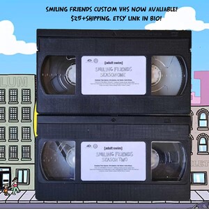 Smiling Friends Fully Playable Custom VHS - Etsy