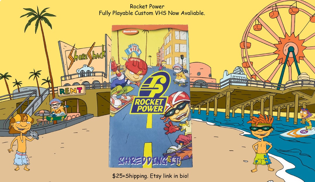 Rocket Power Fully Playable Custom VHS - Etsy New Zealand