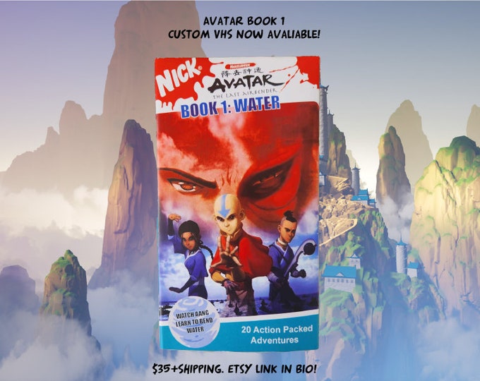 Avatar Book 1 Fully Playable Custom VHS - Etsy