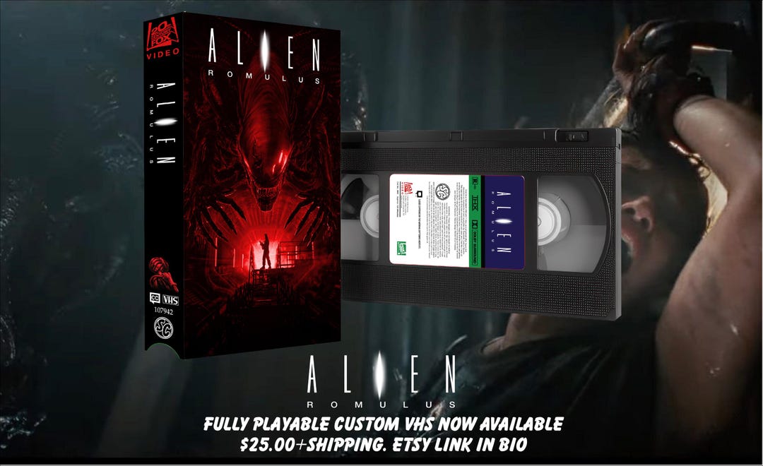 Alien Romulus Fully Playable Custom VHS - Etsy