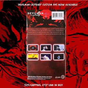 Devilman Crybaby Fully Playable VHS - Etsy
