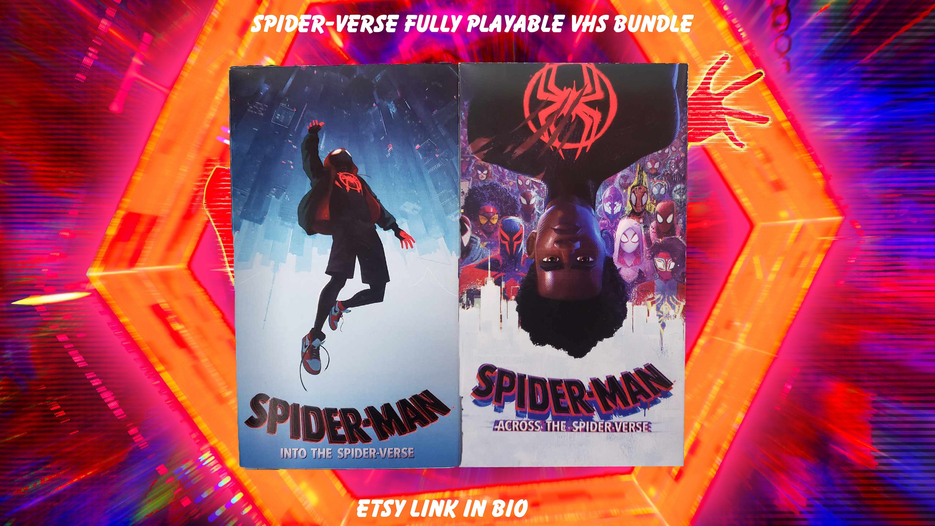 Spider-verse Fully Playable VHS Bundle - Etsy