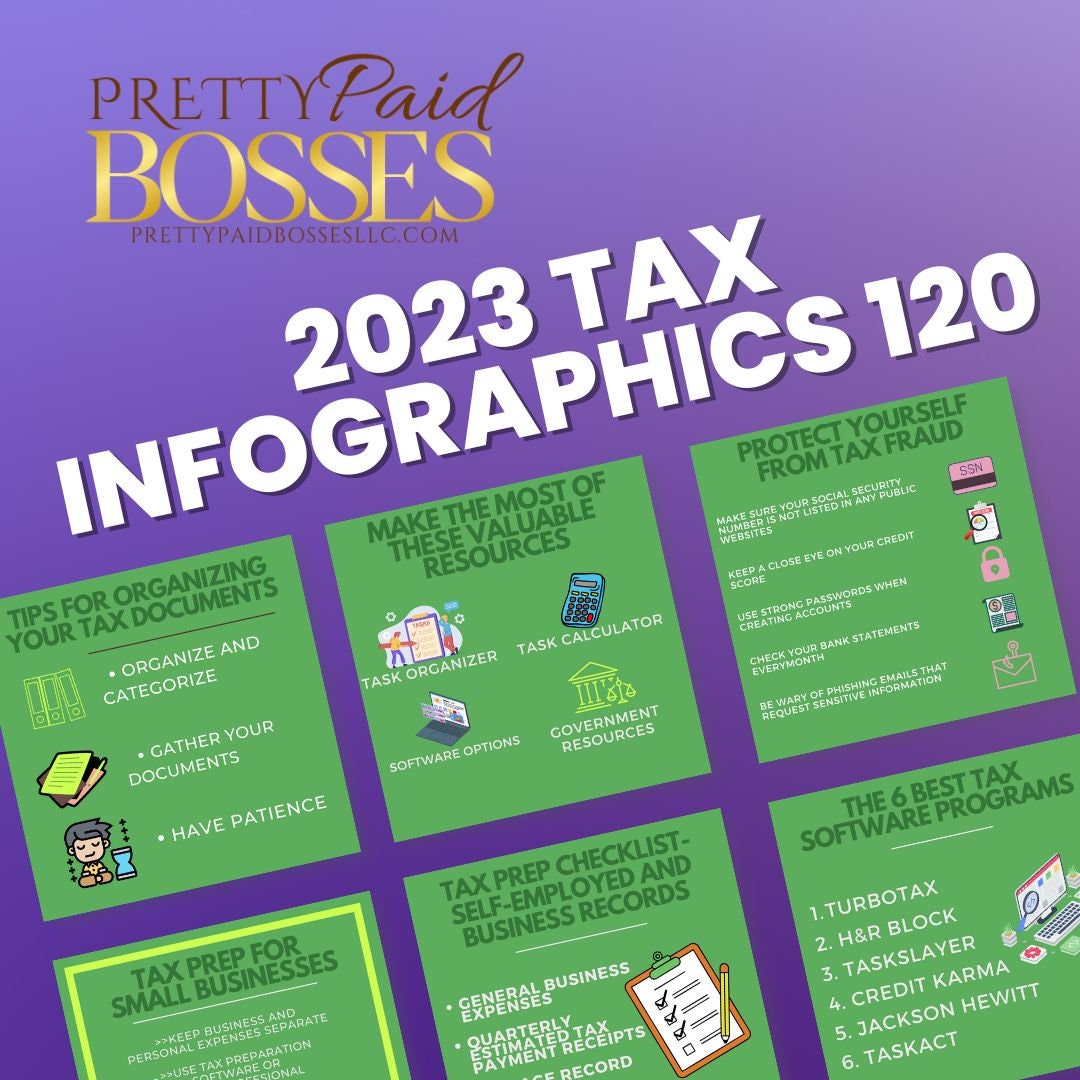 2023 TAX INFOGRAPHICS 120 - Etsy