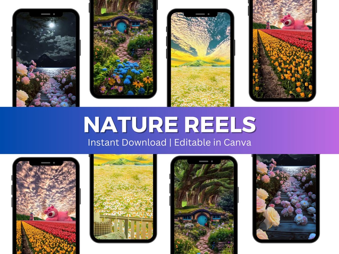 Nature Reels Templates - Outdoor Content (digital Download) - Etsy