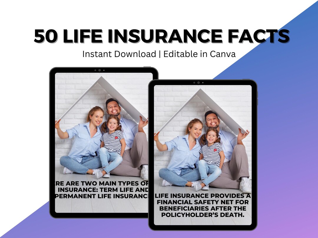 50 Essential Life Insurance Facts - Etsy