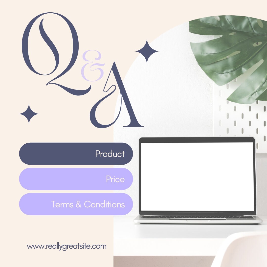 20+ FAQ Canva Editable Templates - Etsy
