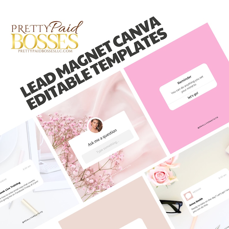 Lead Magnet Canva Editable Templates - Etsy