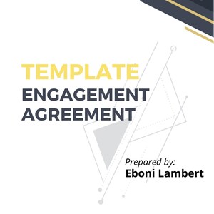 Engagement Agreement Template - Etsy