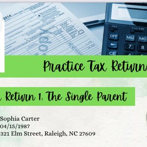 Practice Tax Return (white Labeled) - Etsy