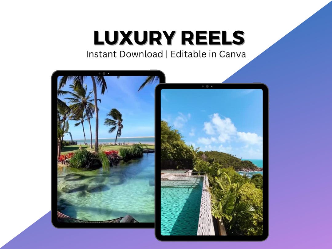 Luxury Reels | Elegant Editable Templates | Showcase Your Style - Etsy