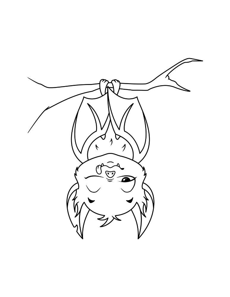 Sleeping Bat Clipart Pictures