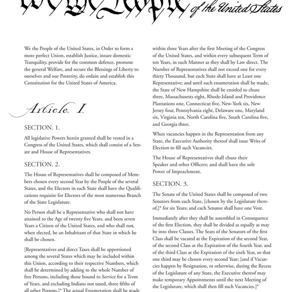 Us Constitution Svg - Etsy