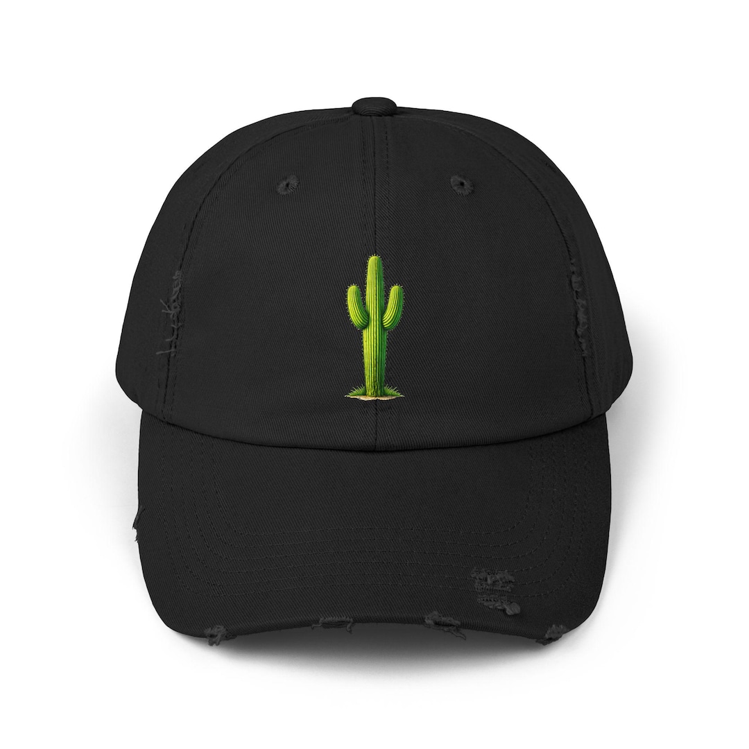 Cactus Saguaro Desert Catus Hat Cap | Distressed Baseball Cap - Etsy