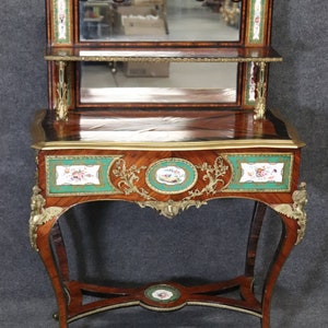 Antique 19th Century French Louis XV Style Bronze Mounted Vanity With ...