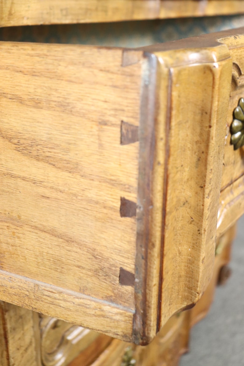 Louis XV Style Country French 3 Drawer Commode, Chest of Drawers ...