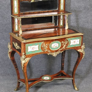 Antique 19th Century French Louis XV Style Bronze Mounted Vanity With ...