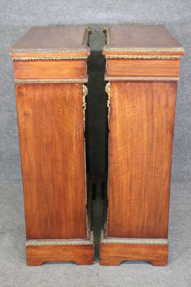 Pair of Napoleonic Cabinets With Porcelain Plaques C1910, Antiques ...