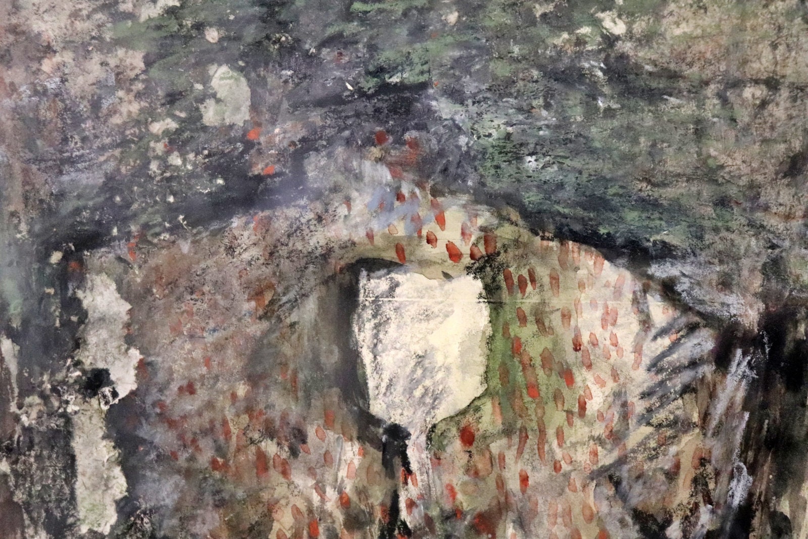 Vintage Framed Signed Meera Devidayal (indian, B. 1947) Untitled ...