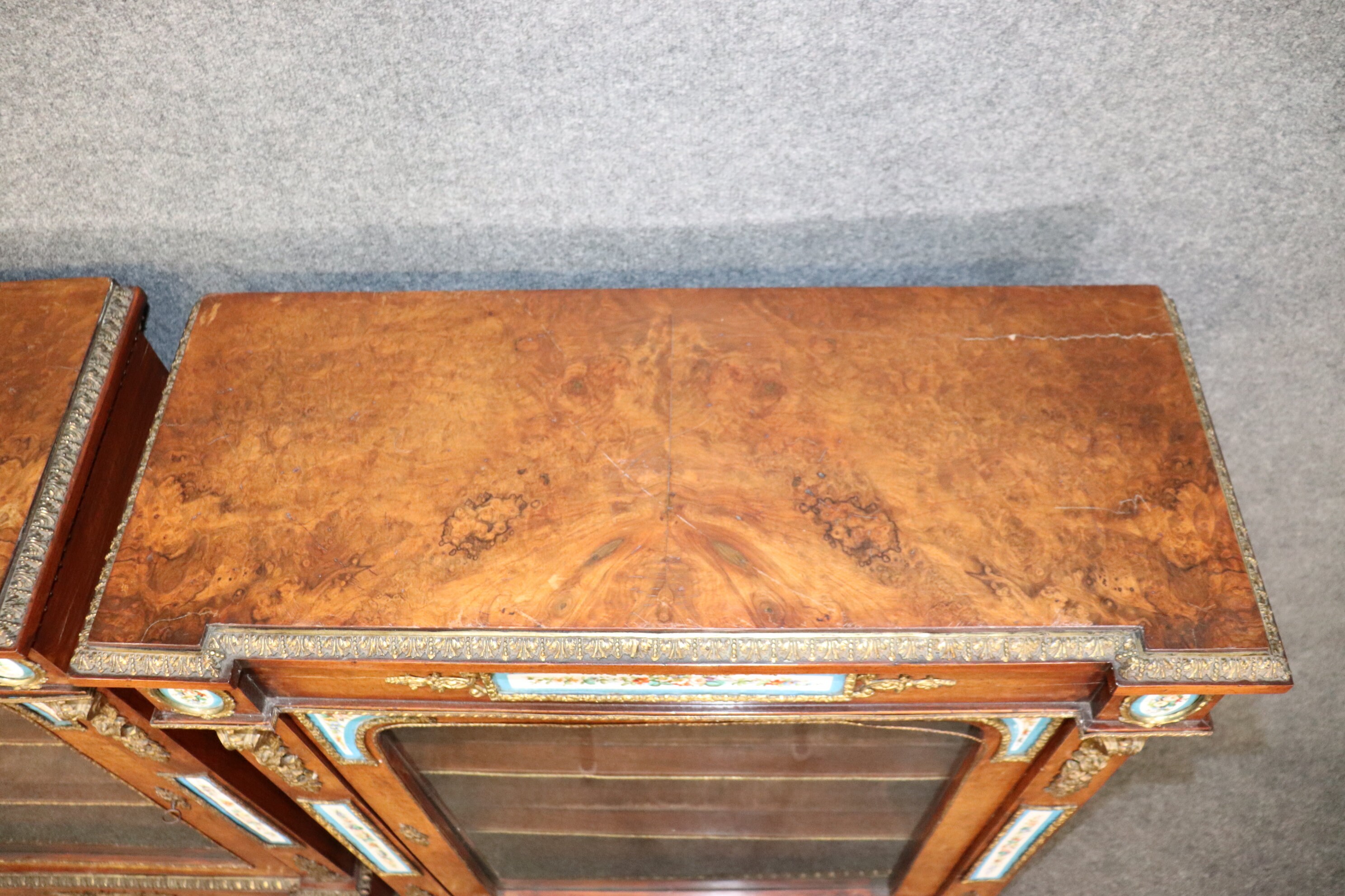 Pair of Napoleonic Cabinets With Porcelain Plaques C1910, Antiques ...