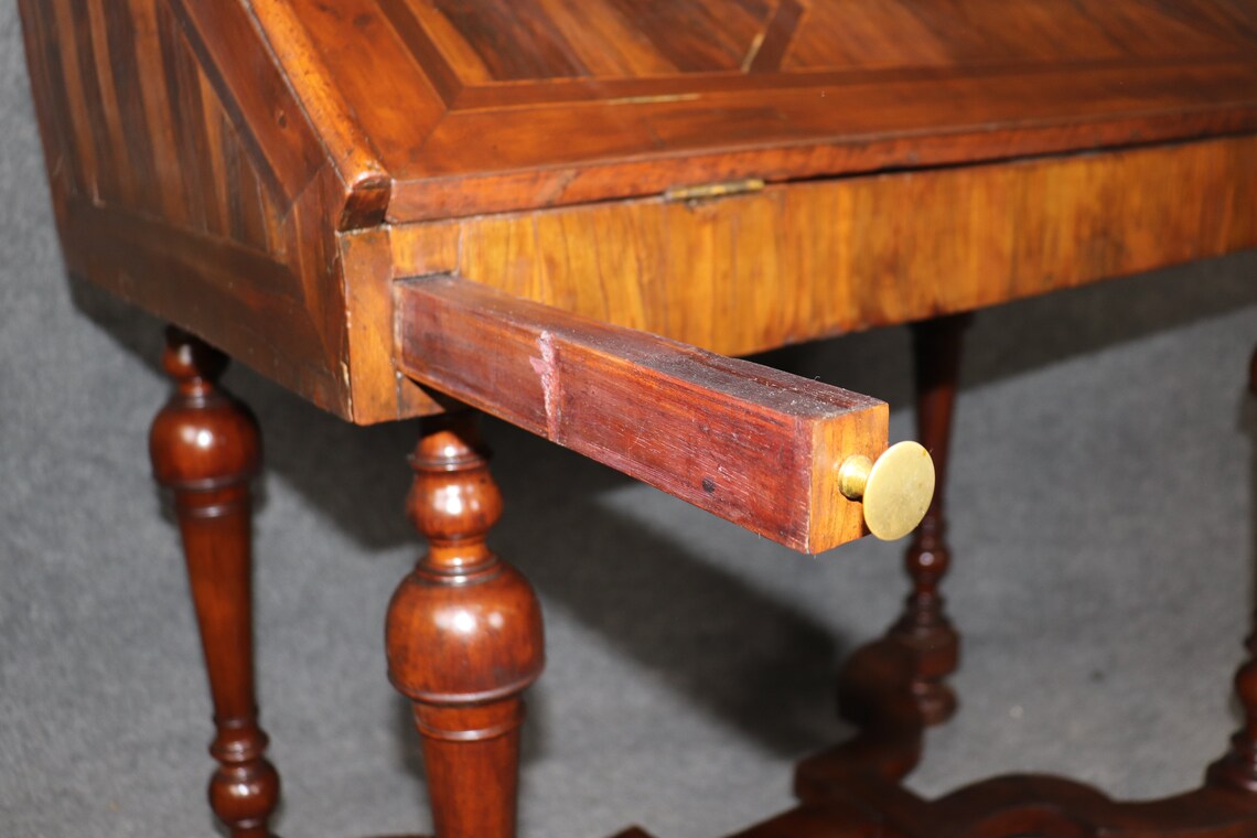 Antique 18th Century Louis XIV Style Inlaid Secretary Desk, Writing ...