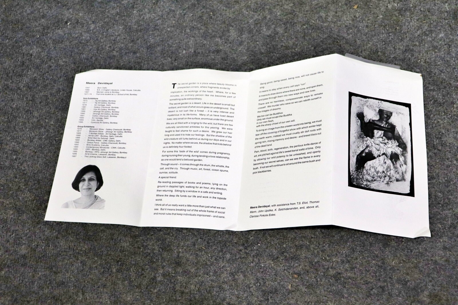 Vintage Framed Signed Meera Devidayal indian, B. 1947 Untitled Gouache ...