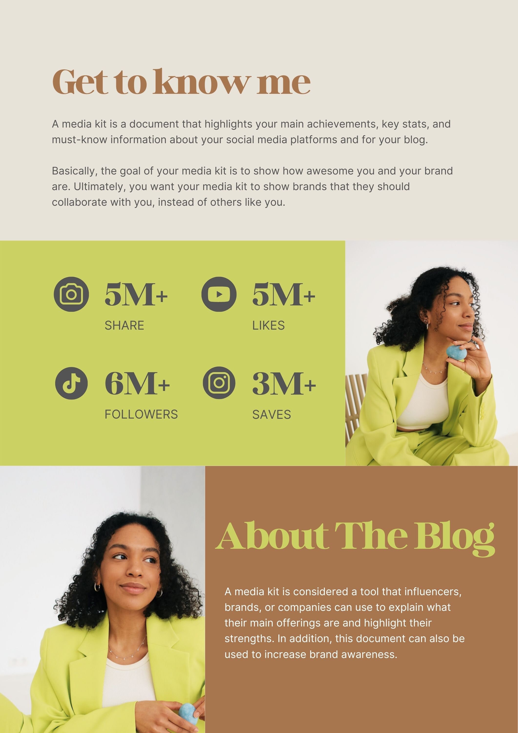 Influencer Media Kit | Media Press Kit | Rate Sheet for Influencers ...