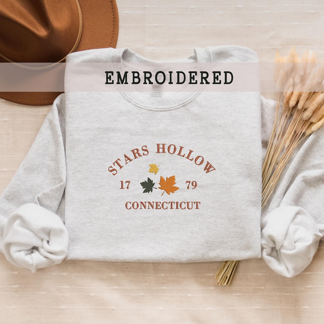 Stars Hollow Connecticut Sweatshirt, Cozy Fall Sweatshirt, Stars Hollow ...