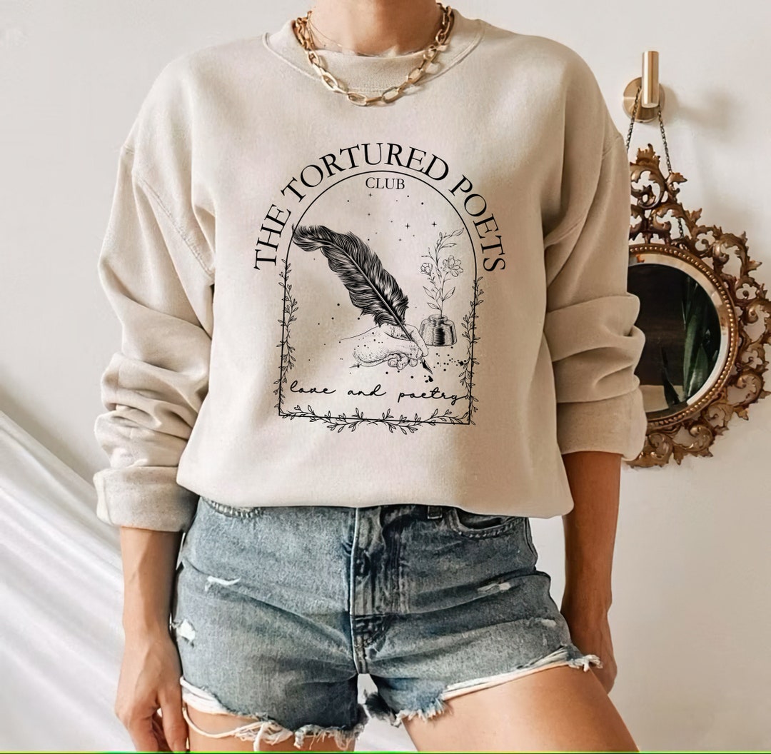The Tortured Poets Club Sweatshirt, All is Fair Shirt, Poetry Crewneck ...