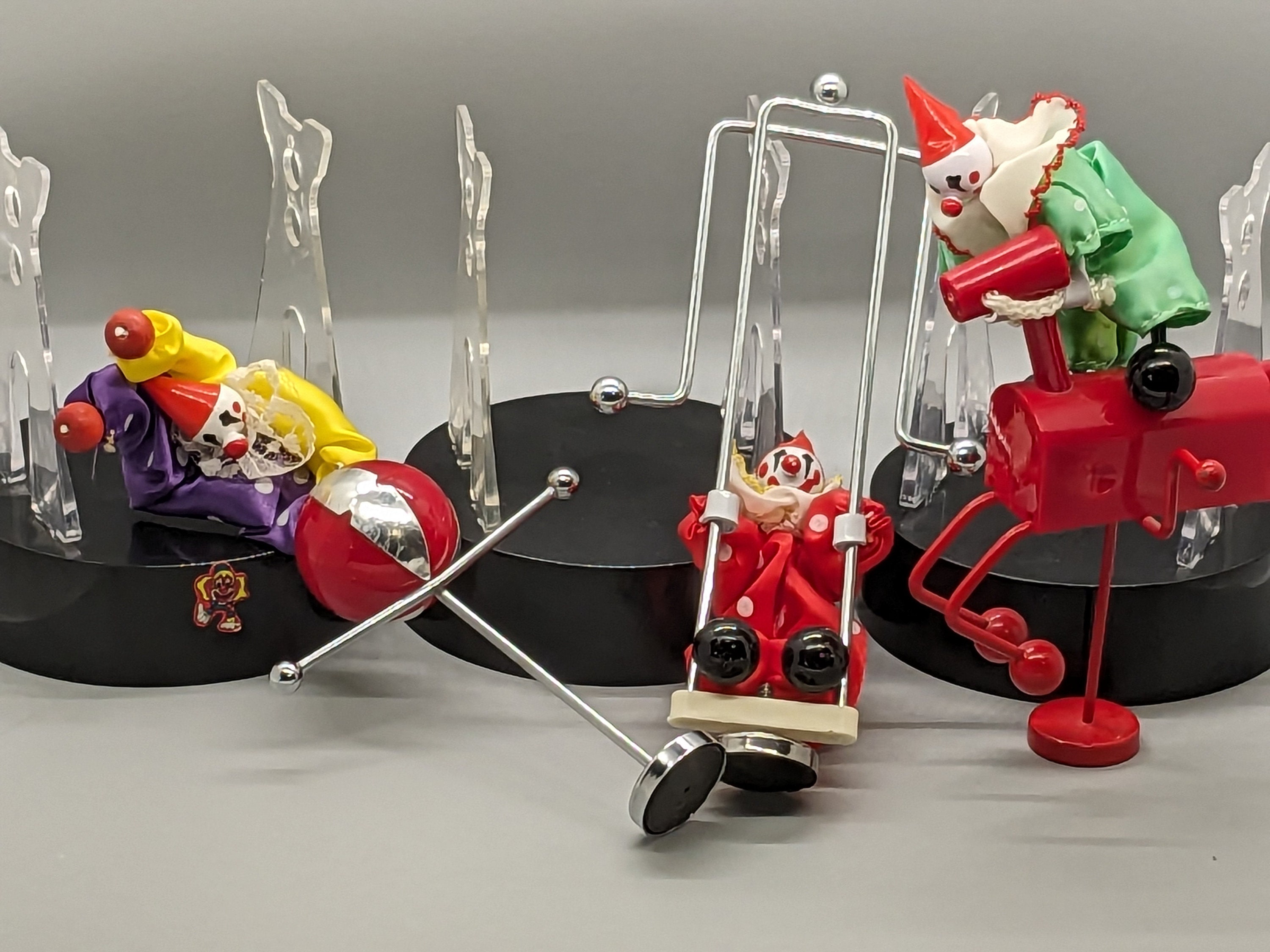 Clown Circus by Swing Art Set of 3 - Etsy