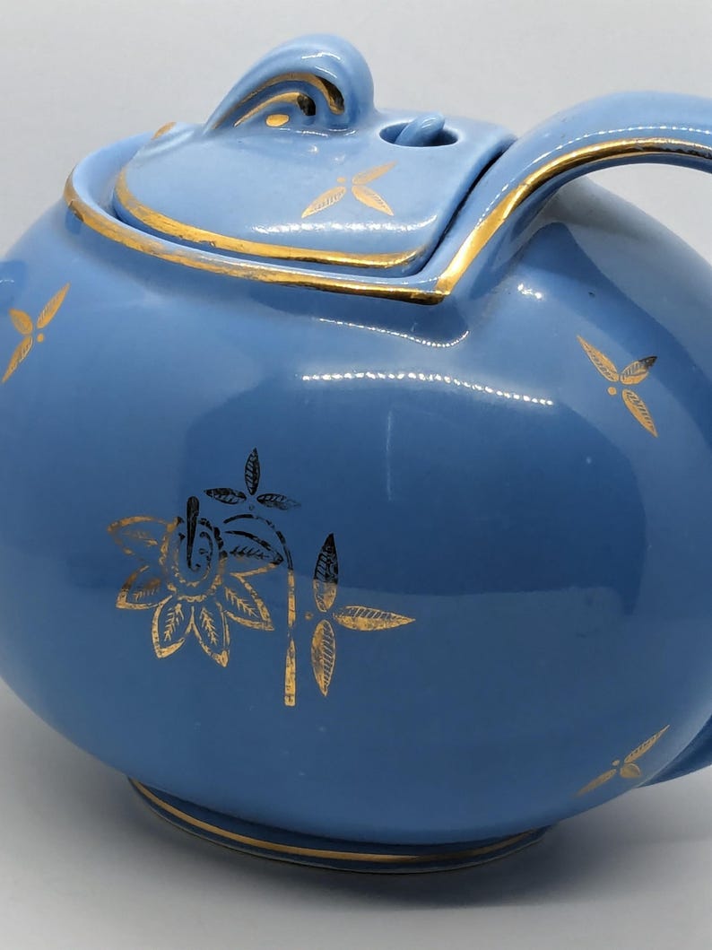 Blue Hall Teapot - Etsy