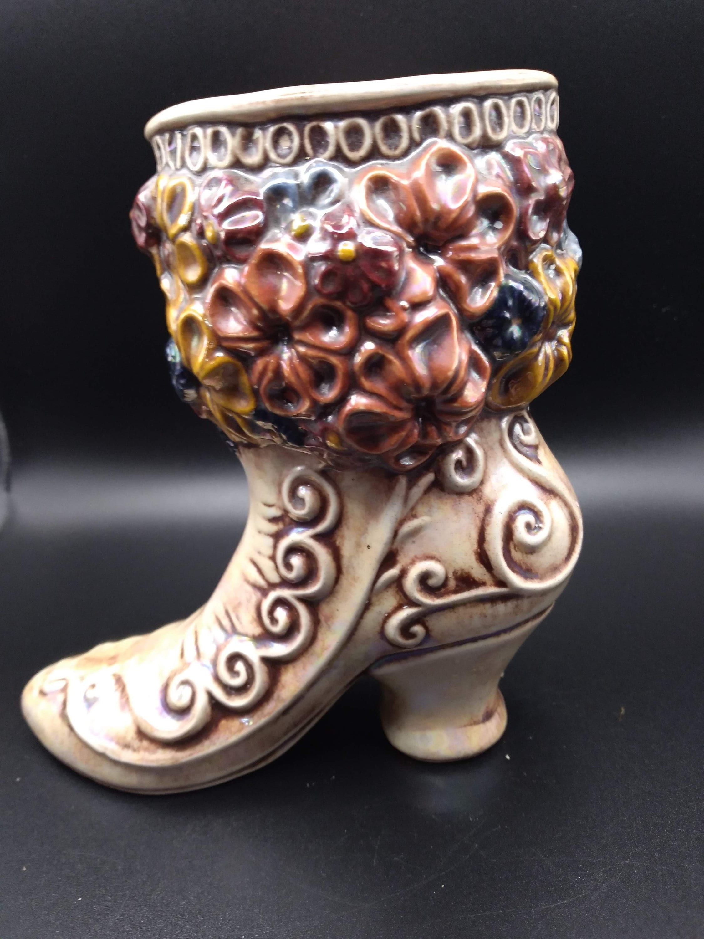 Victorian Boot Ceramic Vase - Etsy