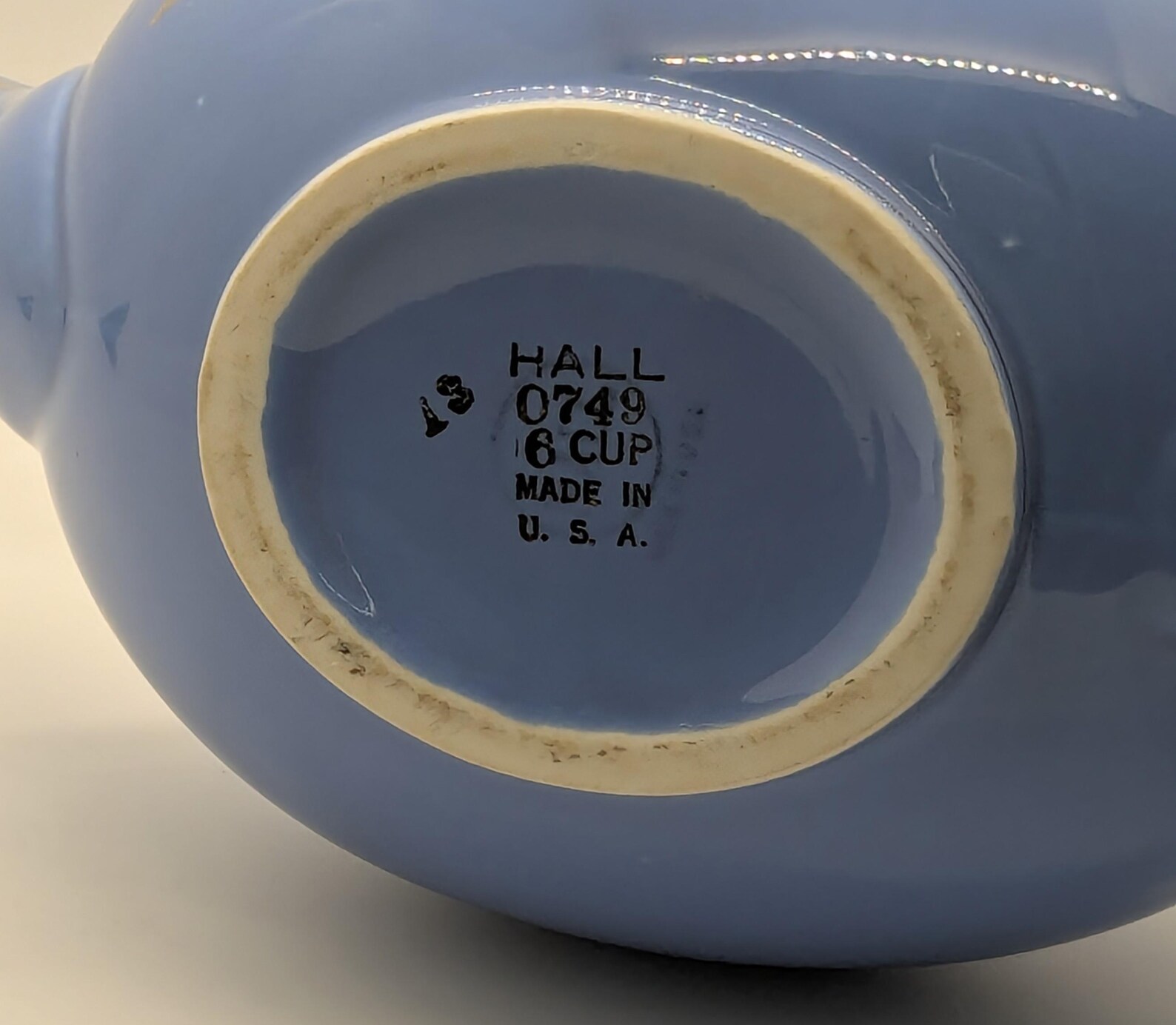 Blue Hall Teapot - Etsy