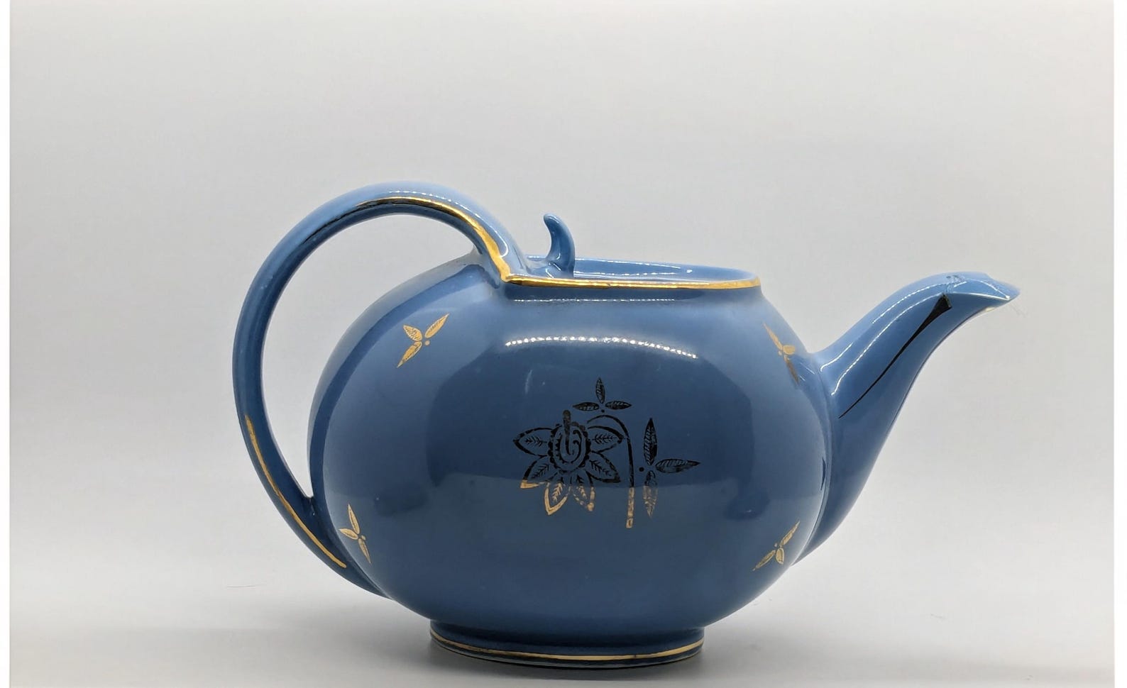 Blue Hall Teapot - Etsy