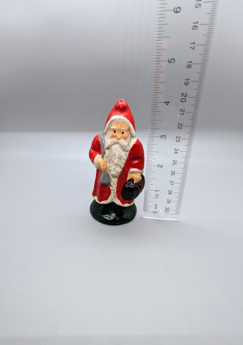 Santa Father Xmas Figurine - Etsy