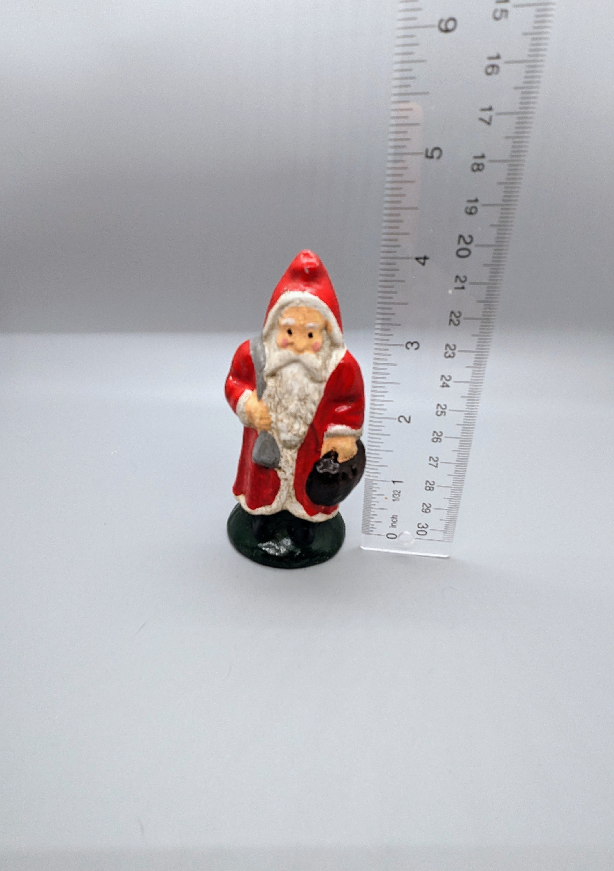 Santa Father Xmas Figurine - Etsy