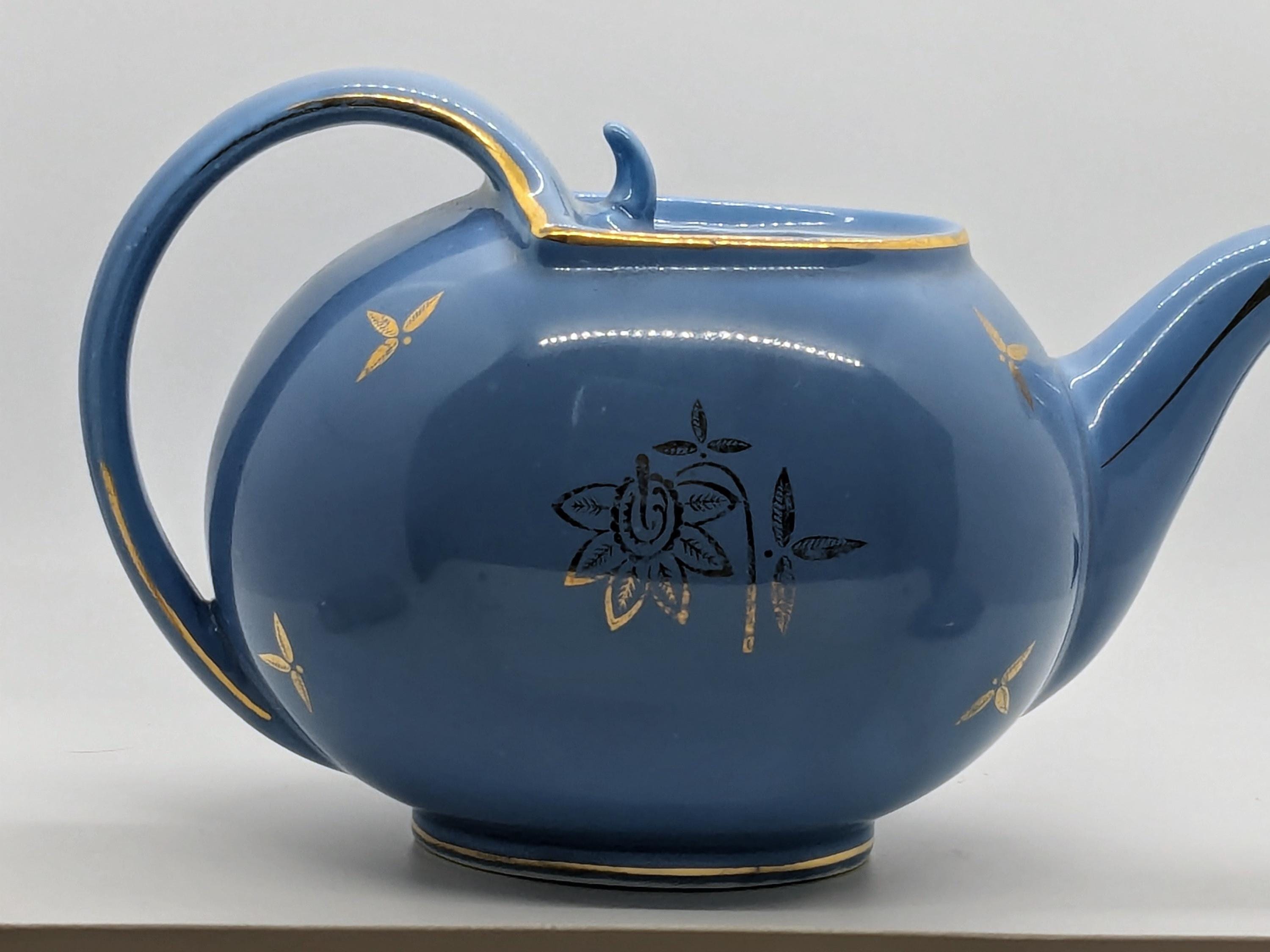 Blue Hall Teapot - Etsy