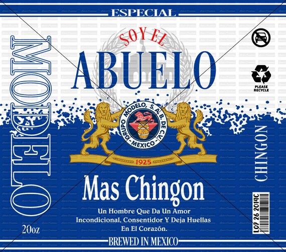 Soy El Abuelo Mas Chingon Modelo PNG ONLY - Etsy