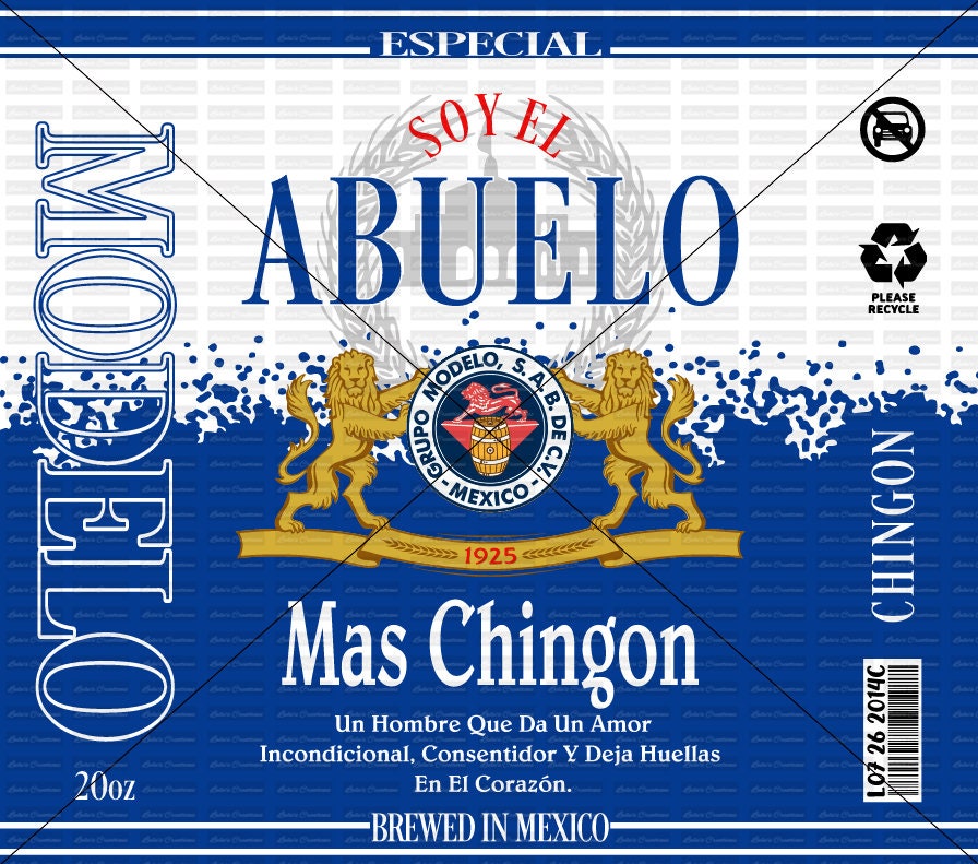 Soy El Abuelo Mas Chingon Modelo PNG ONLY - Etsy