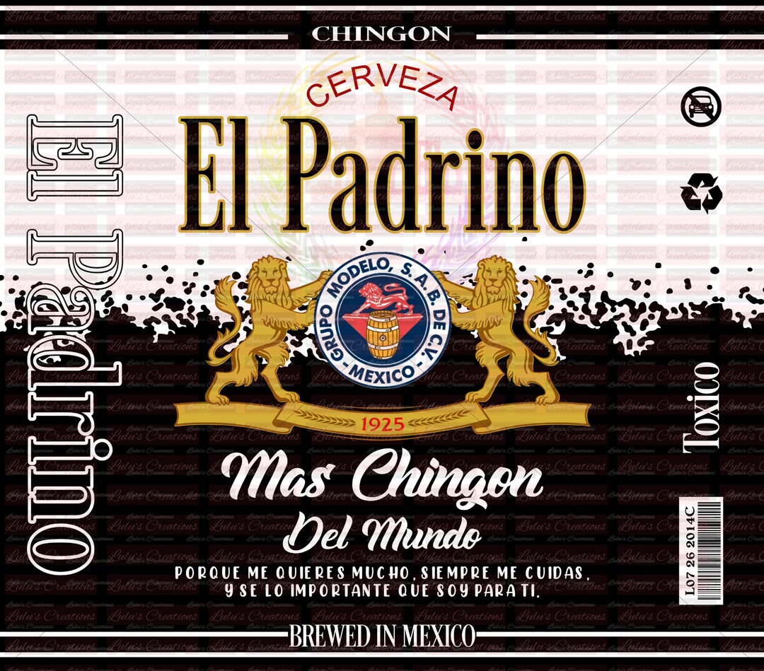 El Padrino Mas Chingon Del Mundo Modelo Wrap - Etsy
