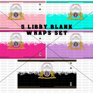 5 Libby Blank Modelo Wraps - Etsy