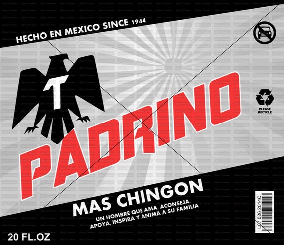 Padrino Mas Chingon PNG ONLY - Etsy
