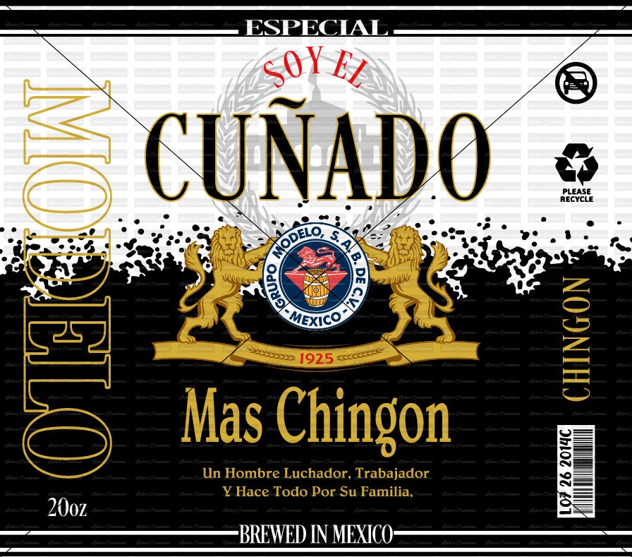 Soy El Cuñado Mas Chingon Modelo PNG ONLY - Etsy